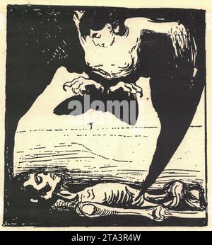 Der Schrei (1893), ein expressionistisches Gemälde von Edvard Munch ...