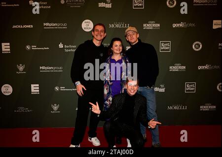 Gregor Hägele, Ronja Forcher, Maximilian Seitz und Timur Bartels bei ...