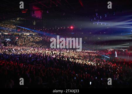 Kroatien, Zagreb, 011223. Aleksandra Prijovic hielt ihr erstes Konzert ...