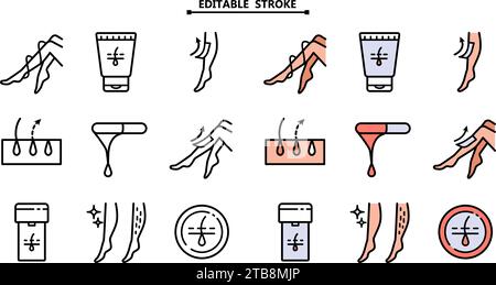 Symbole für die Wachs-Kontur festgelegt. Bearbeitbare Kontur ...