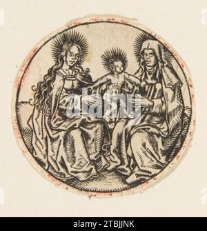 Die Jungfrau und das Kind mit der Heiligen Anna, anonym, ca. 1500 - ca. 1525 Anna sitzt frontal ...