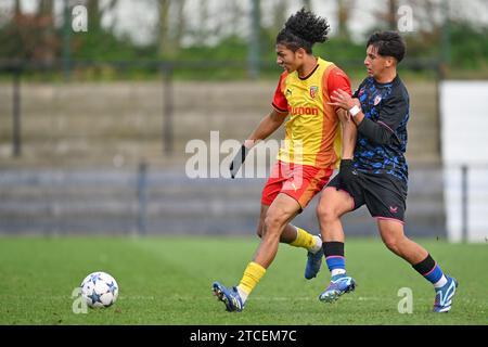 Jesus Acuna Miguez (16) aus Sevilla wurde am 6. Spieltag der UEFA Youth ...