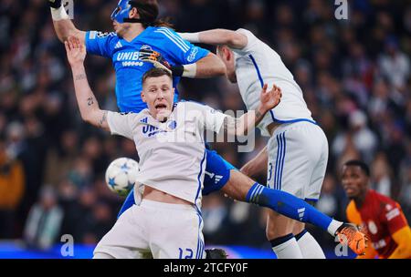 Lukas Lerager von FCK kam 1-0 beim Champions-League-Spiel zwischen dem ...