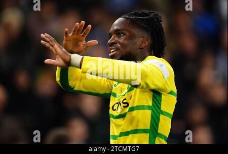 Jonathan Rowe von Norwich City feiert das dritte Tor ihrer Mannschaft ...