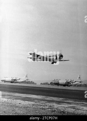 08/31/1964. Luftfahrt-Weltmeisterschaft in Sondica (Bilbao) - auf dem Kompass des kleinen ...