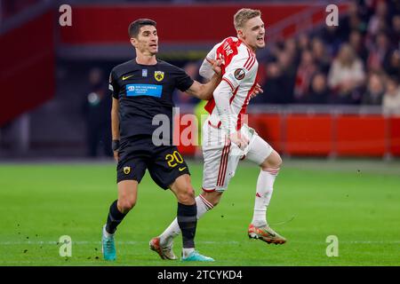 AMSTERDAM, NIEDERLANDE - 14. DEZEMBER: Petros Mantalos (AEK Athene ...