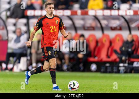 BRÜSSEL, BELGIEN - 19. NOVEMBER: Timothy Castagne (Belgien) spielt am ...