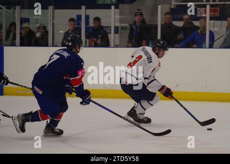 Dumfries, 11. Dezember 2023. Archie Hazeldine spielte für ...