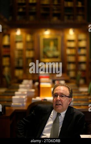 madrid 08-10-2014 Interview mit dem RAE-Akademiker Pedro Alvarez de Miranda anlässlich der ...