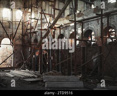 Thessaloniki, Griechenland Alte rote Moschee unterhalb der Straße ...