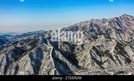 Peking, China. Dezember 2023. Dieses Luftbild, aufgenommen am 18 ...