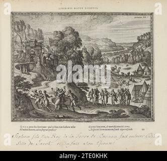 Chamor und SiChem bitten Jakob um Dinas Hand, 1579 Druck SiChem und ...