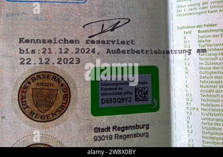 KFZ Zulassungsstelle, Fahrzeug kurzzeitig stilllegen bzw abmelden, PKW ...