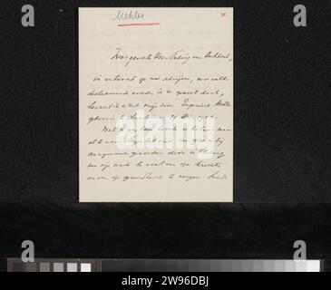Brief an Jonkheer Hendrik Teding van Berkhout (1879-1969 ...