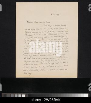 Brief an A. van der Boom, Richard Nicolaüs Roland Holst, 1935 ...