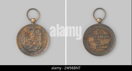 Preismedaille schutterij Hoorn, individuelles Feuer, Vierter Preis ...