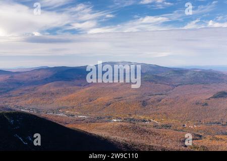 Blick vom Gipfel des Mount Flume in Lincoln, New Hampshire an einem ...