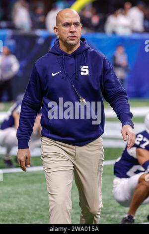 30. Dezember 2023: Penn State Safety Kevin Winston Jr. (21) bricht den ...