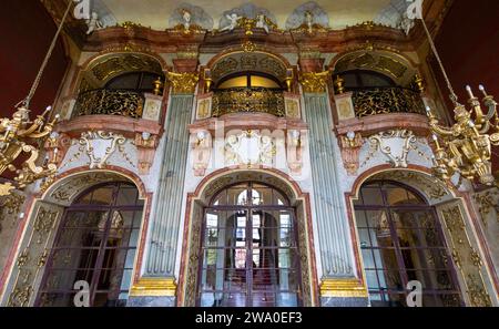 Schlesien Innenansicht Schloss Fürstenstein Zamek KsiÄÖÅ¼. Das Schloss ...