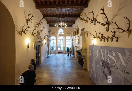Schlesien Innenansicht Schloss Fürstenstein Zamek KsiÄÖÅ¼. Das Schloss ...