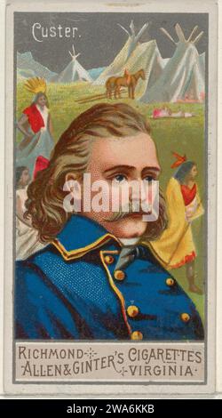 George Armstrong Custer, aus der Serie Great Generals (N15) für Allen ...