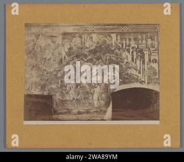 Fotoproduktion eines Freskos, das den Heiligen Dominikus darstellt, Anonym, nach Fra Angelico ...