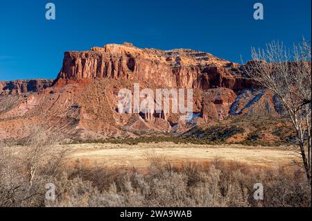 Die Palisade, in Gateway, Colorado. Fünf verschiedene geologische ...