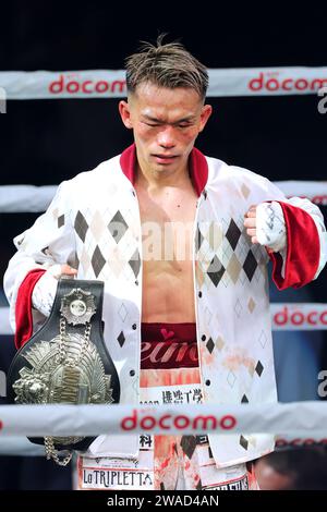 Tokio, Japan. Dezember 2023. (L-R) Naoya Inoue (JPN), Marlon Tapales ...