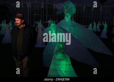 Tom Meskell, Community Engagement Artist, mit seiner Ausstellung „SILVA ...