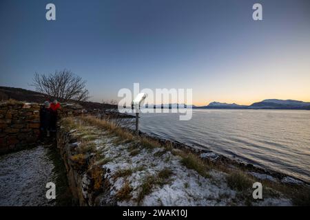 Trondenes, Norwegen. November 2023. Im Museum des Tronden City History ...