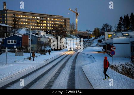 Trondenes, Norwegen. November 2023. Im Museum des Tronden City History ...