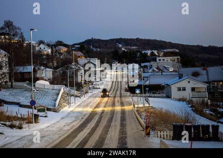 Trondenes, Norwegen. November 2023. Im Museum des Tronden City History ...