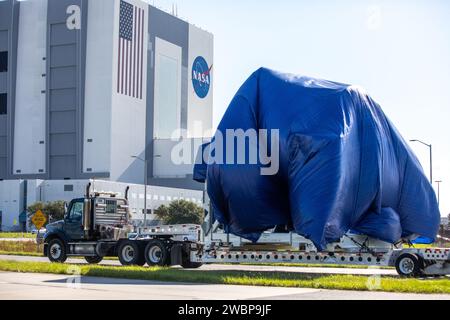 Am 20. Juli 2020 ist ein Tieflader mit dem Knotenaufbau-testartikel ...