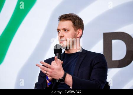 Daniel Metzler, CEO von Isar Aerospace, wurde in Davos Wehrend des ...