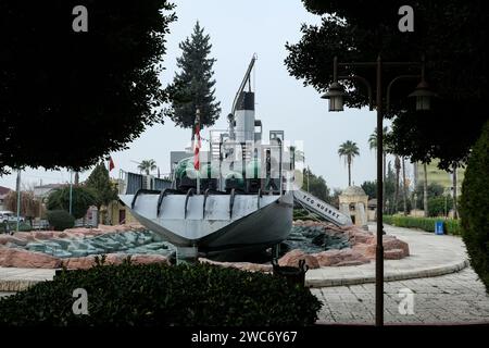 Das Nusret Mine Ship, das beim Canakkale-Sieg von großer Bedeutung war ...