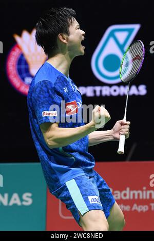 Kuala Lumpur, Malaysia. Januar 2024. Kim gewann Ho (R) und Jeong Na Eun ...