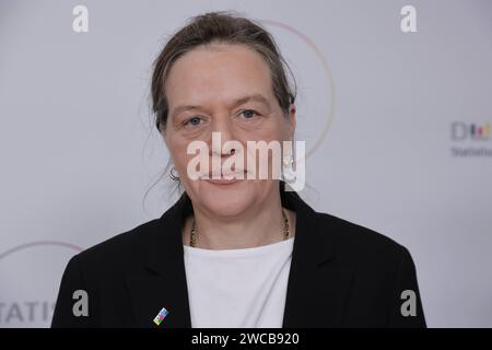 Ruth Brand, Präsidentin des Statistischen Bundesamtes, Michael Kuhn ...