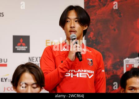 Saitama, Japan. Januar 2024. Yusuke Matsuo (Reds) Fußball/Fußball ...