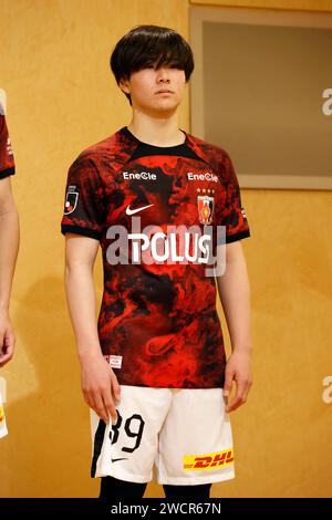 Saitama, Japan. Januar 2024. (L bis R) Yota Sato, Hirokazu Ishihara ...