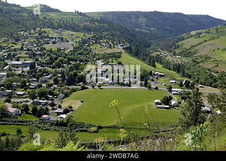 JULIAETTA/IDAHO/USA- Wohngebiete und Hügel Soundin Juliaetta juliaetta ...