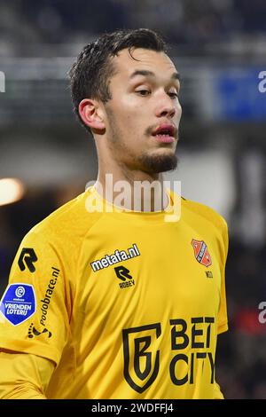 Almelo, Niederlande. Januar 2024. ALMELO, Stadion Erve Asito, 20-01 ...