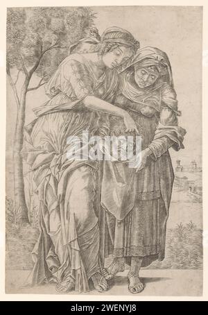 Judith steckt den Kopf des Holofernes in eine Tasche, Caspar Luyken ...