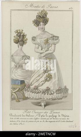 Kleine Post der Damen, 1826, nein 403: Geöffnete Taschengewohnheit ...