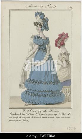 Kleine Post der Damen, 1826, nein 403: Geöffnete Taschengewohnheit ...