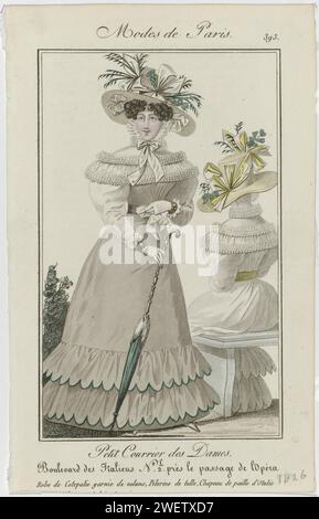 Kleine Post der Damen, 1826, nein 403: Geöffnete Taschengewohnheit ...