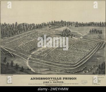 Andersonville Gefängnis, wie von John L. Lösegeld, Autor und ...