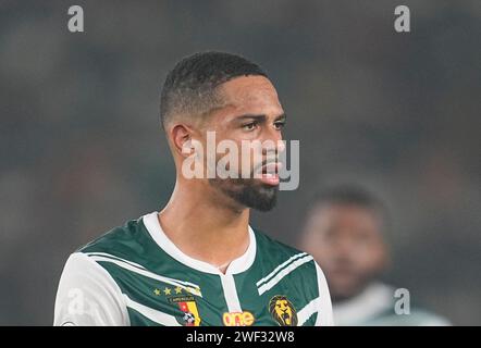 27. Januar 2024: Franck Mario Magri (Kamerun) sieht beim Achtelfinale ...
