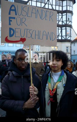 Demo gegen Hass und Hetze - Kundgebung gegen die AfD und Rechtsextremismus - DE, Deutschland ...