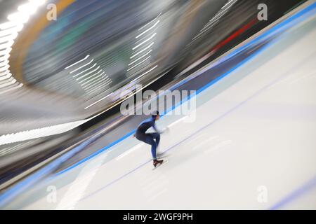 Aomori, Japan. Februar 2024. Yuta Hirose (JPN) Speed Skating : ISU ...