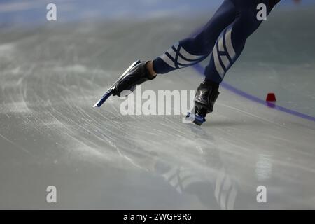 Aomori, Japan. Februar 2024. Yuta Hirose (JPN) Speed Skating : ISU ...